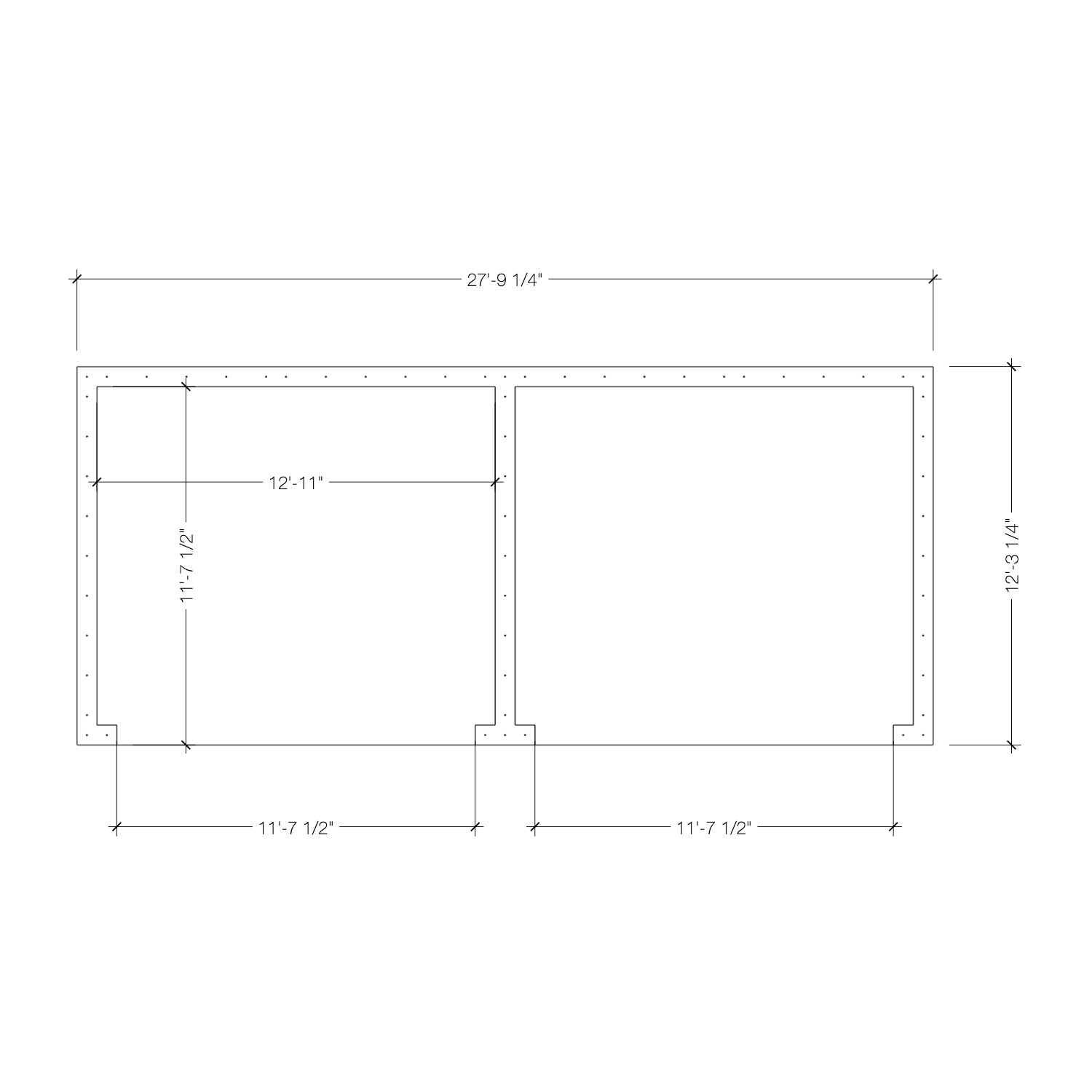 ByBlock Double Enclosure with Separation Wall Kit - ByFusion
